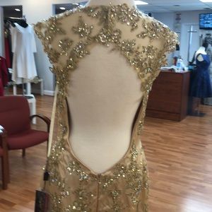 Night Moves Prom Collection | Dresses | Gold Prom Dress With Sequins ...